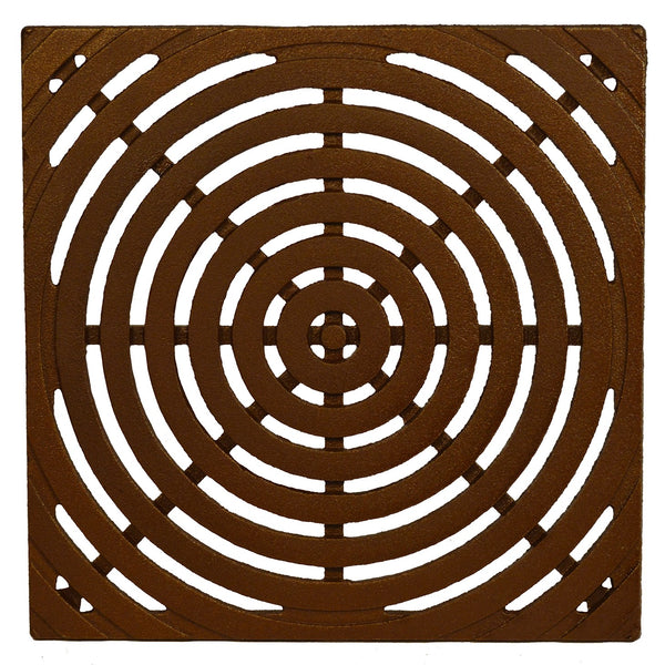 Bullseye Cast Iron Square Gully Cover 297mm Heel Proof (12 Inch ...