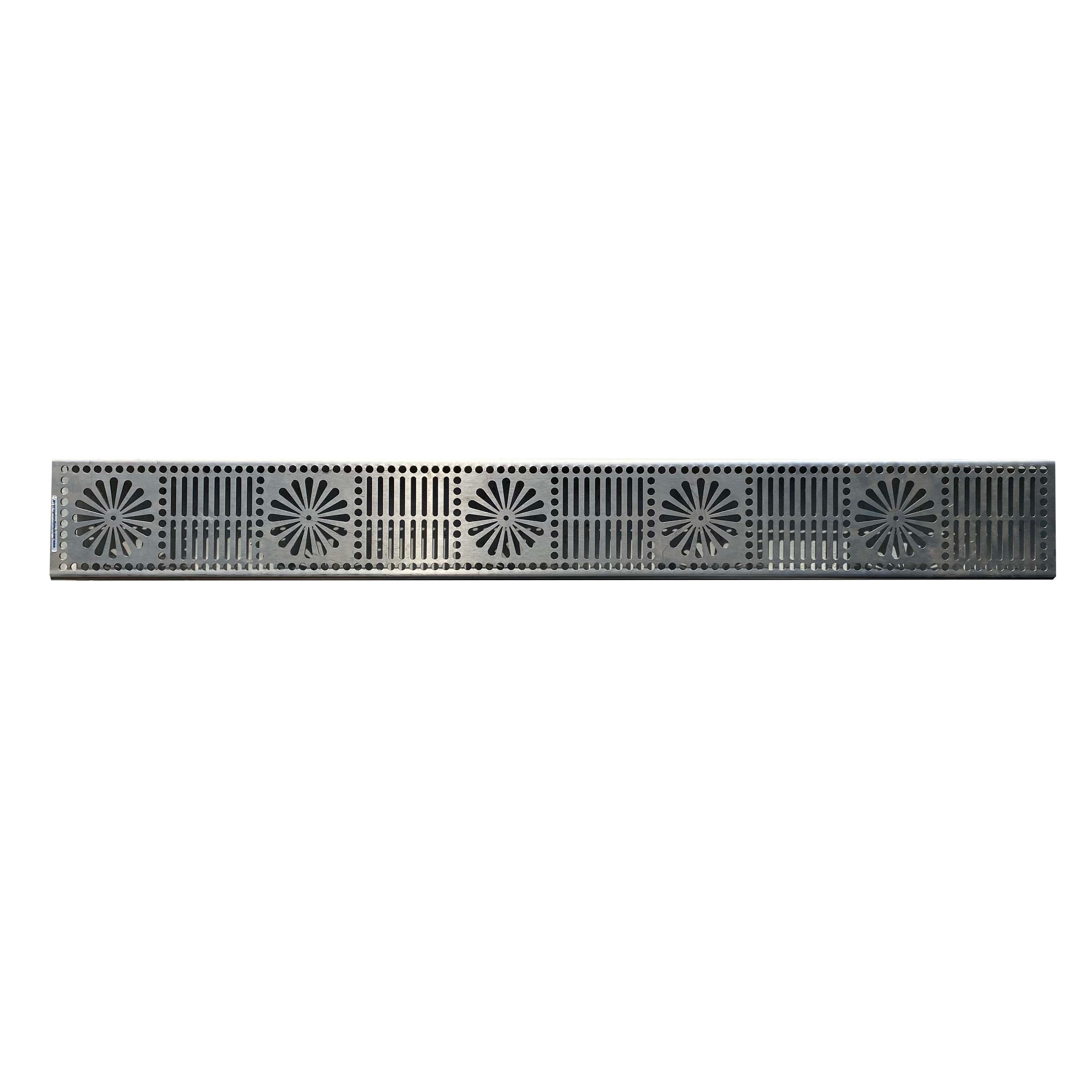 [CLEARANCE] Wallflower 304 Stainless Steel Channel Drain Grate 125 x 1 ...