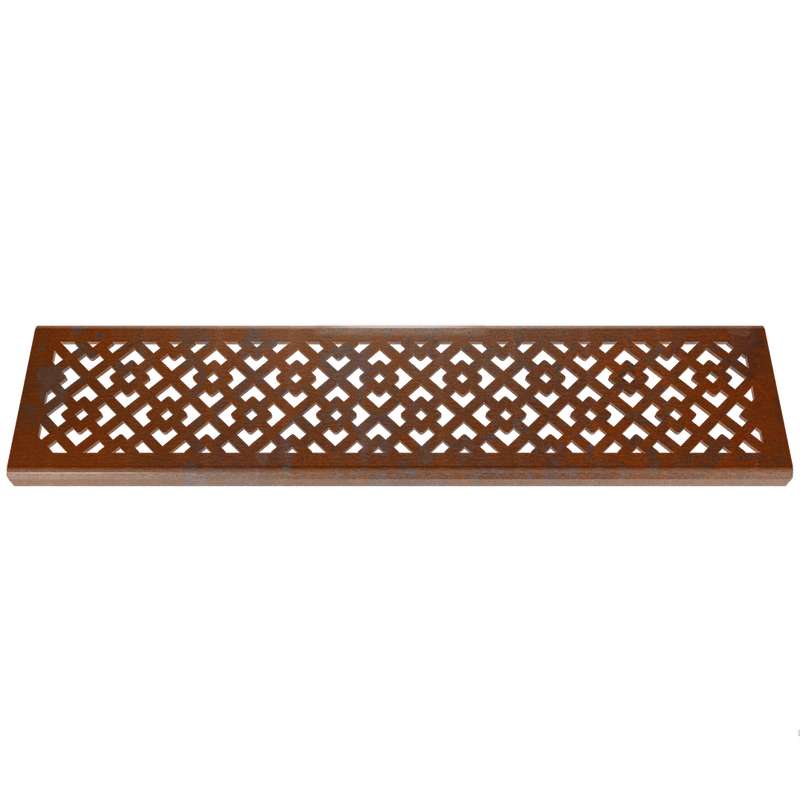 Oblique Corten Steel Channel Drain Grate 75 x 913mm (3 Inch) – Lateral ...