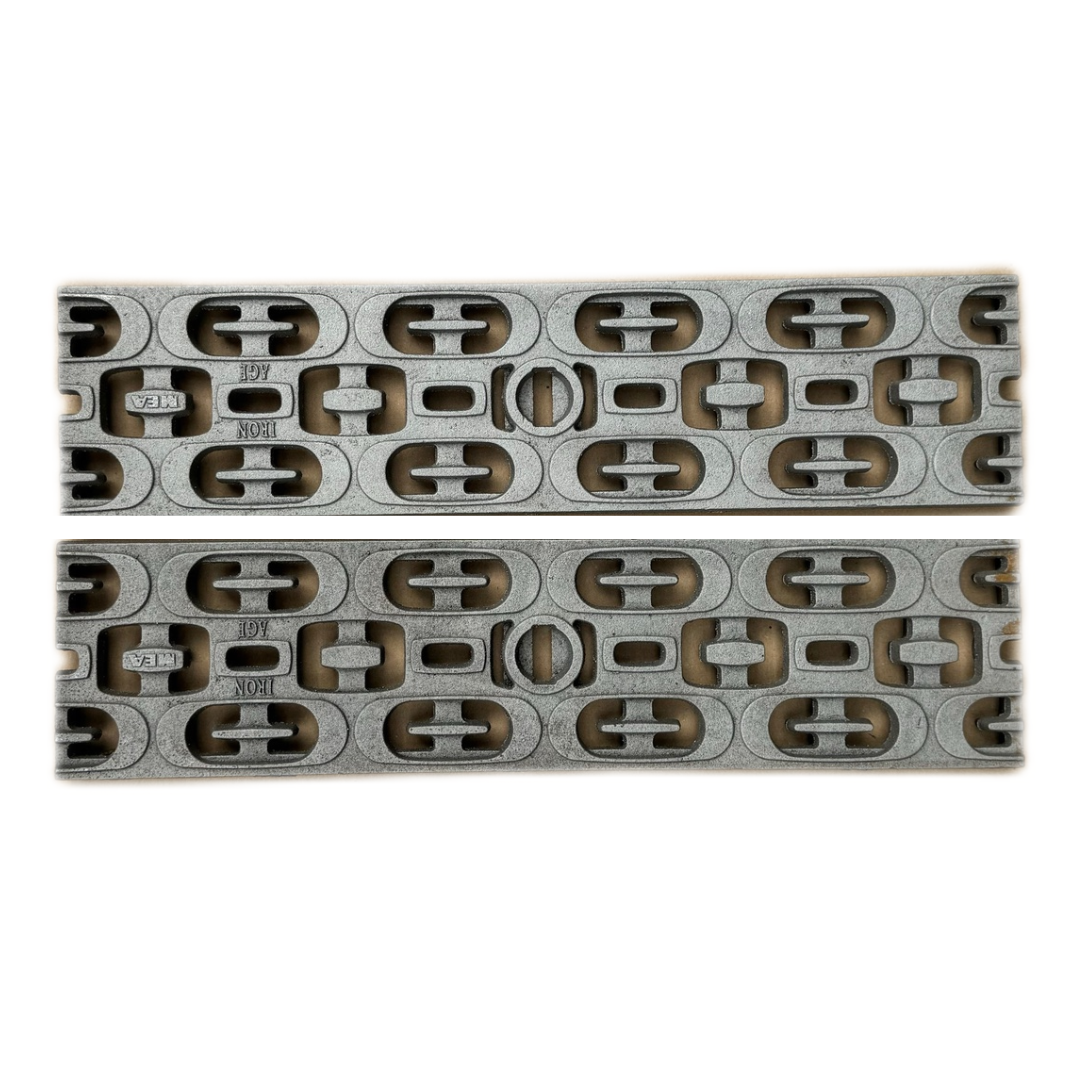 [CLEARANCE] Paradise Cast Iron Channel Drain Grate 125mm (1m, 2 pieces ...