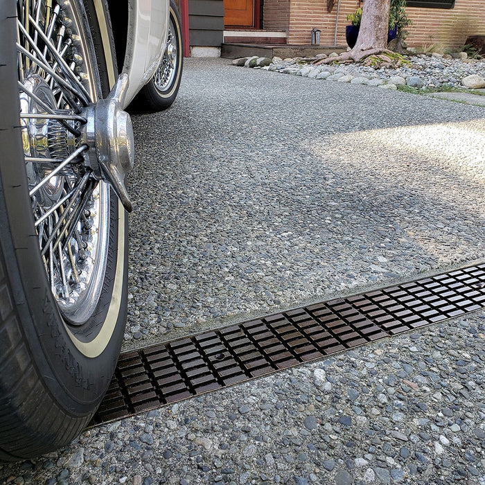 Plex Cast Iron Channel Drain Grate 497 x 125mm Heel Proof (20 x 5 Inch ...