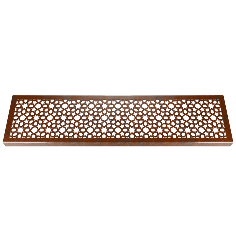 Star Burst Corten Steel Channel Drain Grate 125 x 1000mm (5 Inch ...
