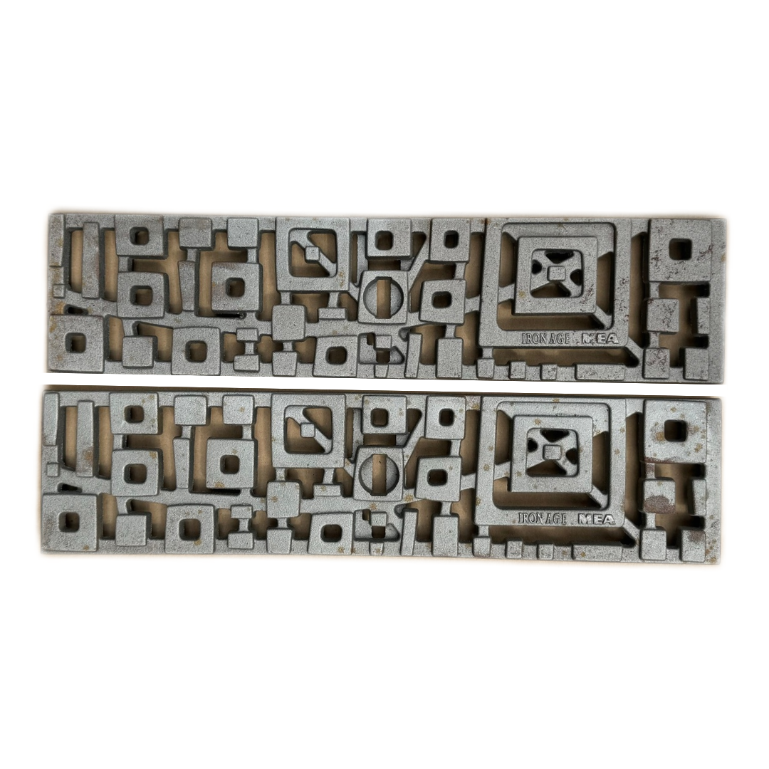 [CLEARANCE] Sunset Cast Iron Channel Drain Grate 125mm (1m, 2 pieces ...