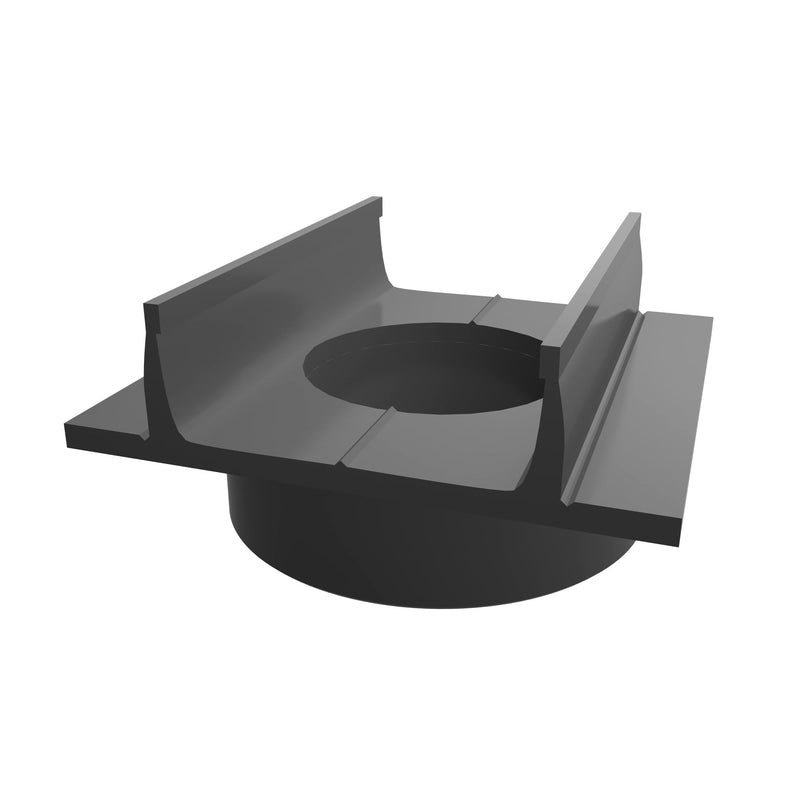 Threshold Slim Drain Channel Connector with Ø80mm Vertical Outlet (65 ...